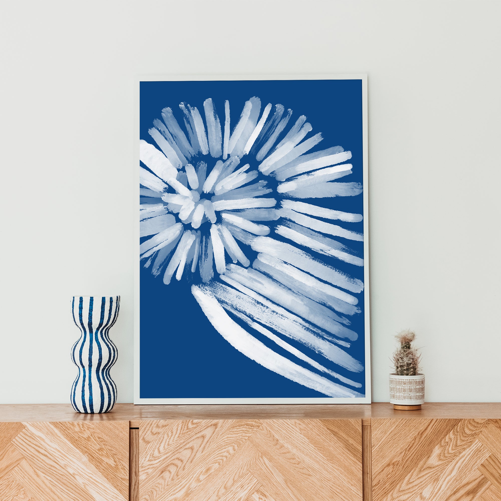 Deep Azure Blue Seashell | Jetty Home