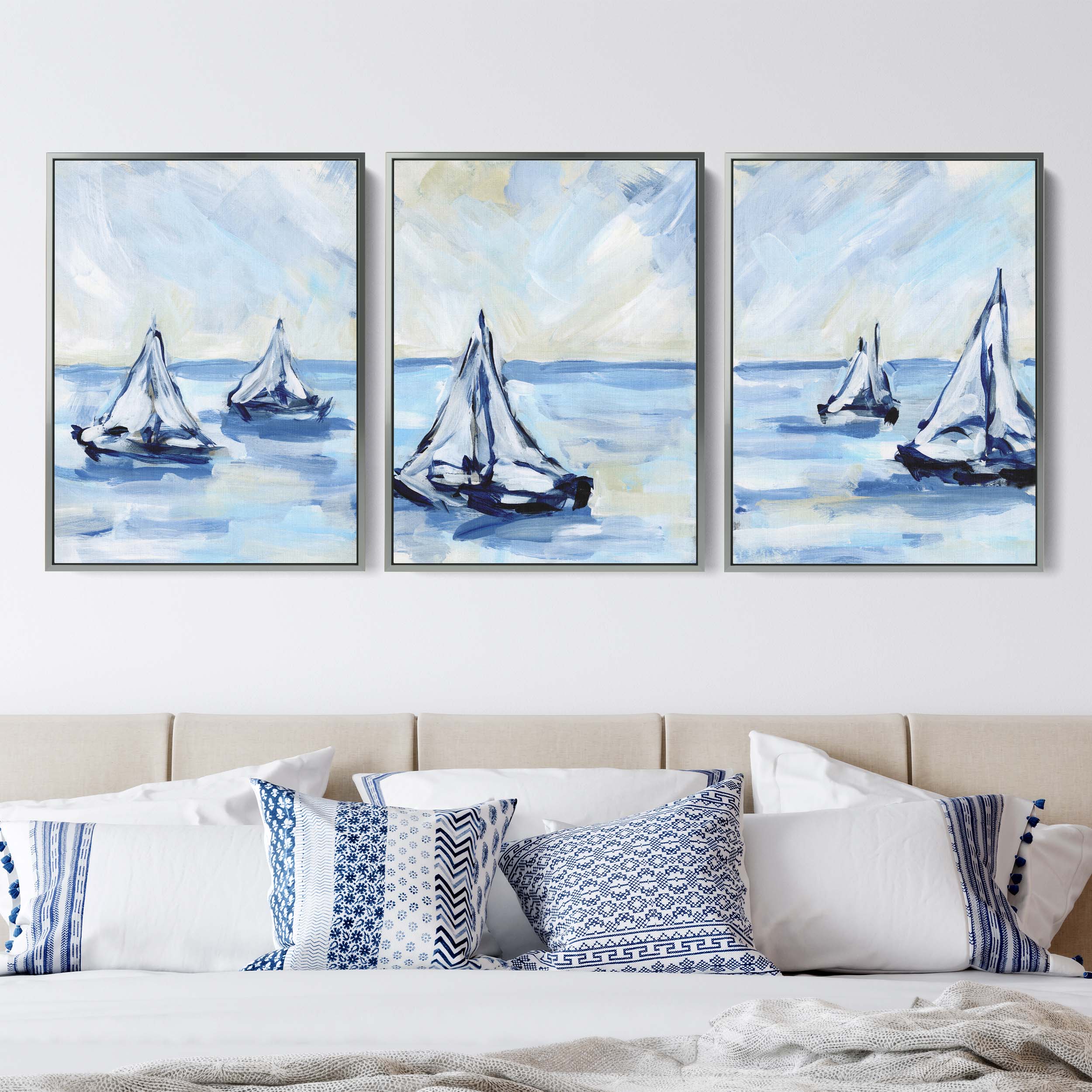 An Atlantic Sail - Set of 3 | Jetty Home