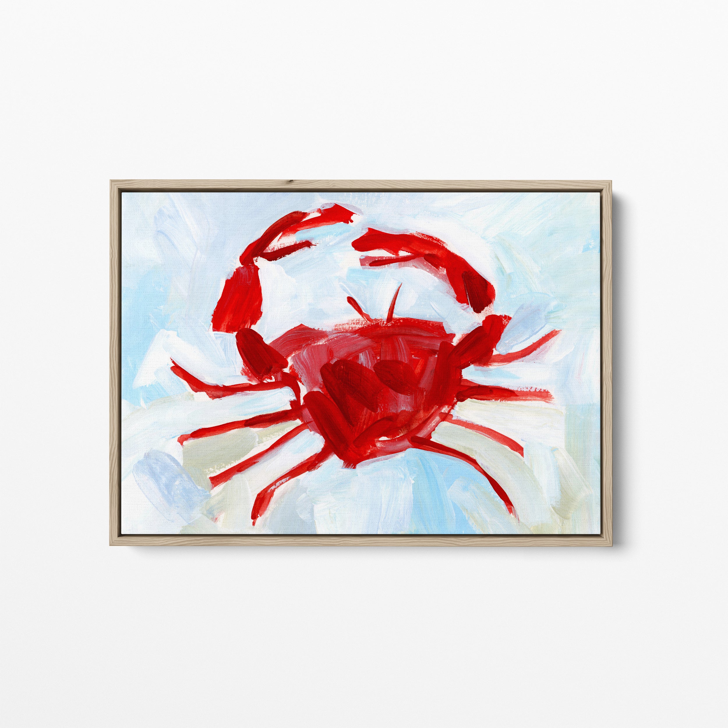 Crab Nautical Painting | New England Modern Ocean Decor Wall Art– Jetty ...