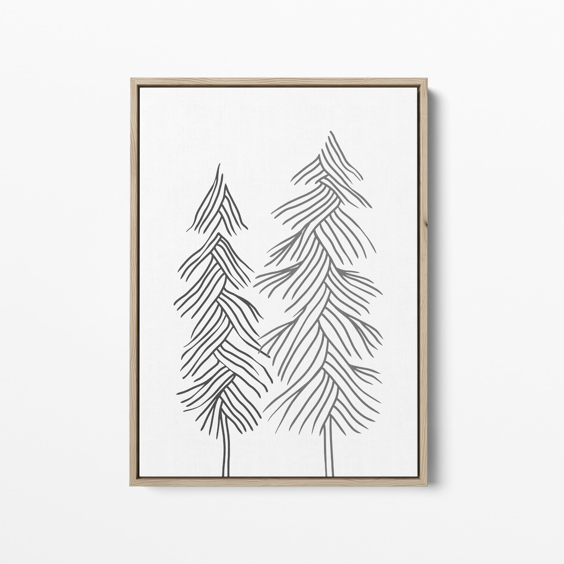 Simple Line Pine Trees, No. 1 | Jetty Home