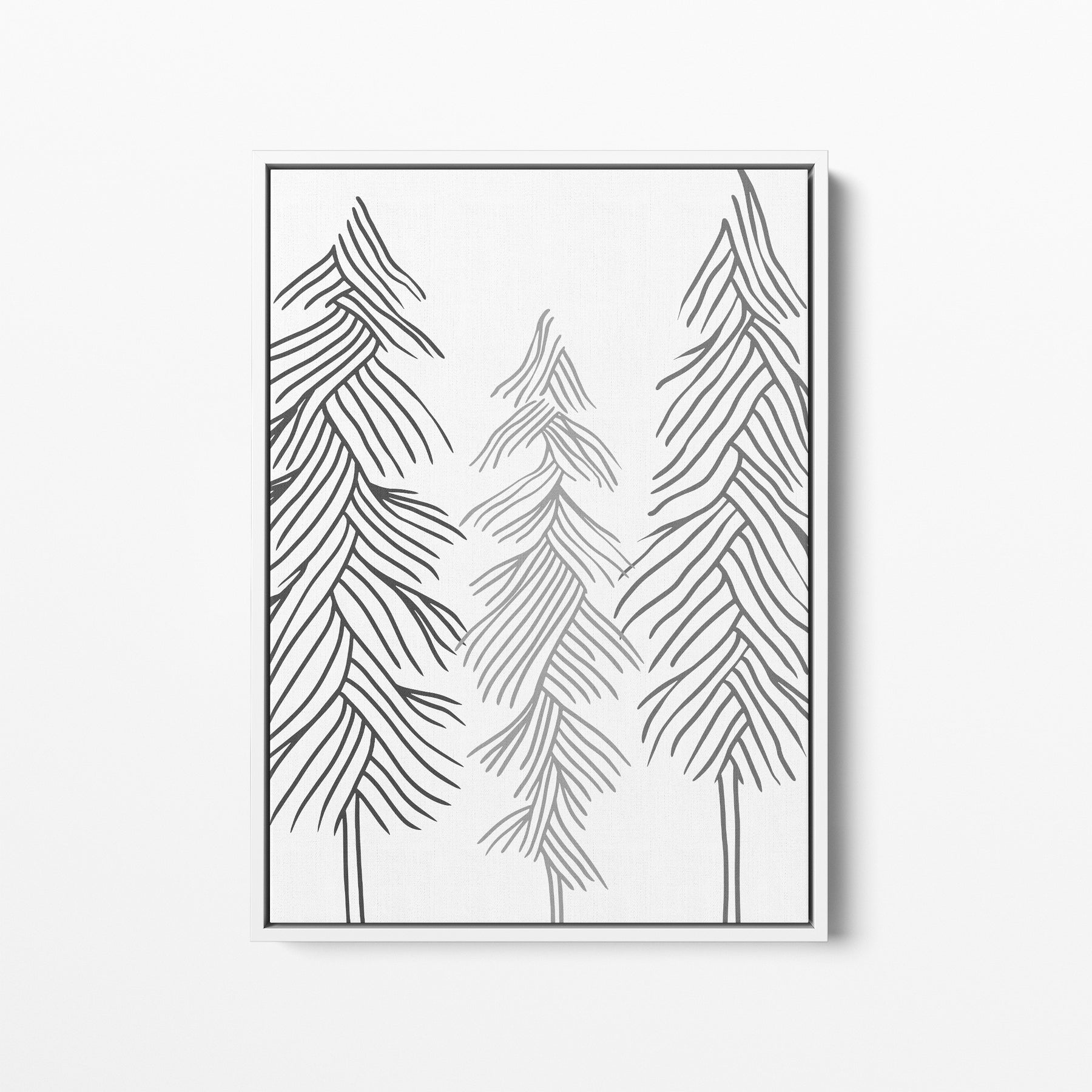 Simple Line Pine Trees, No. 2 | Jetty Home