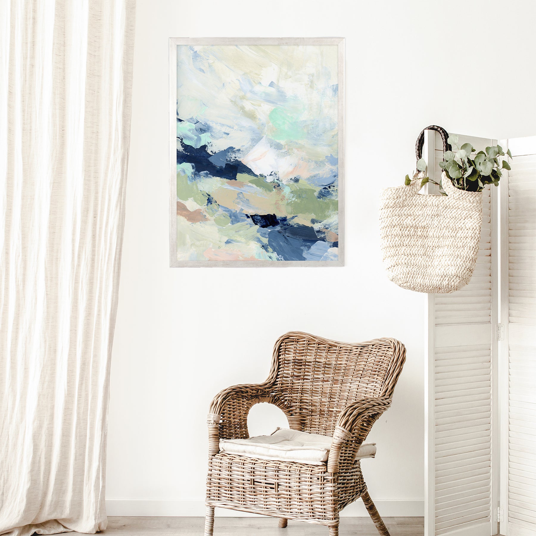 Timeless Edge | Bright Abstract Painting Wall Artwork by Jetty Home
