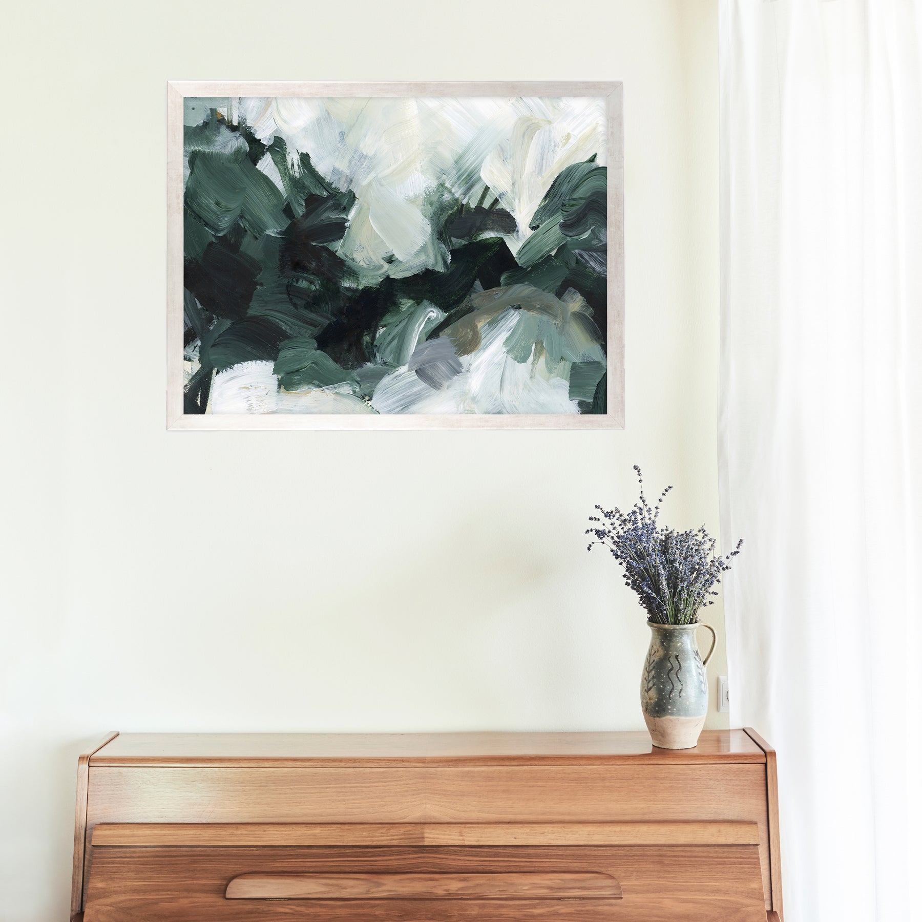 Senseless | Abstract Forest Painting Modern Landscape Art | Jetty Home