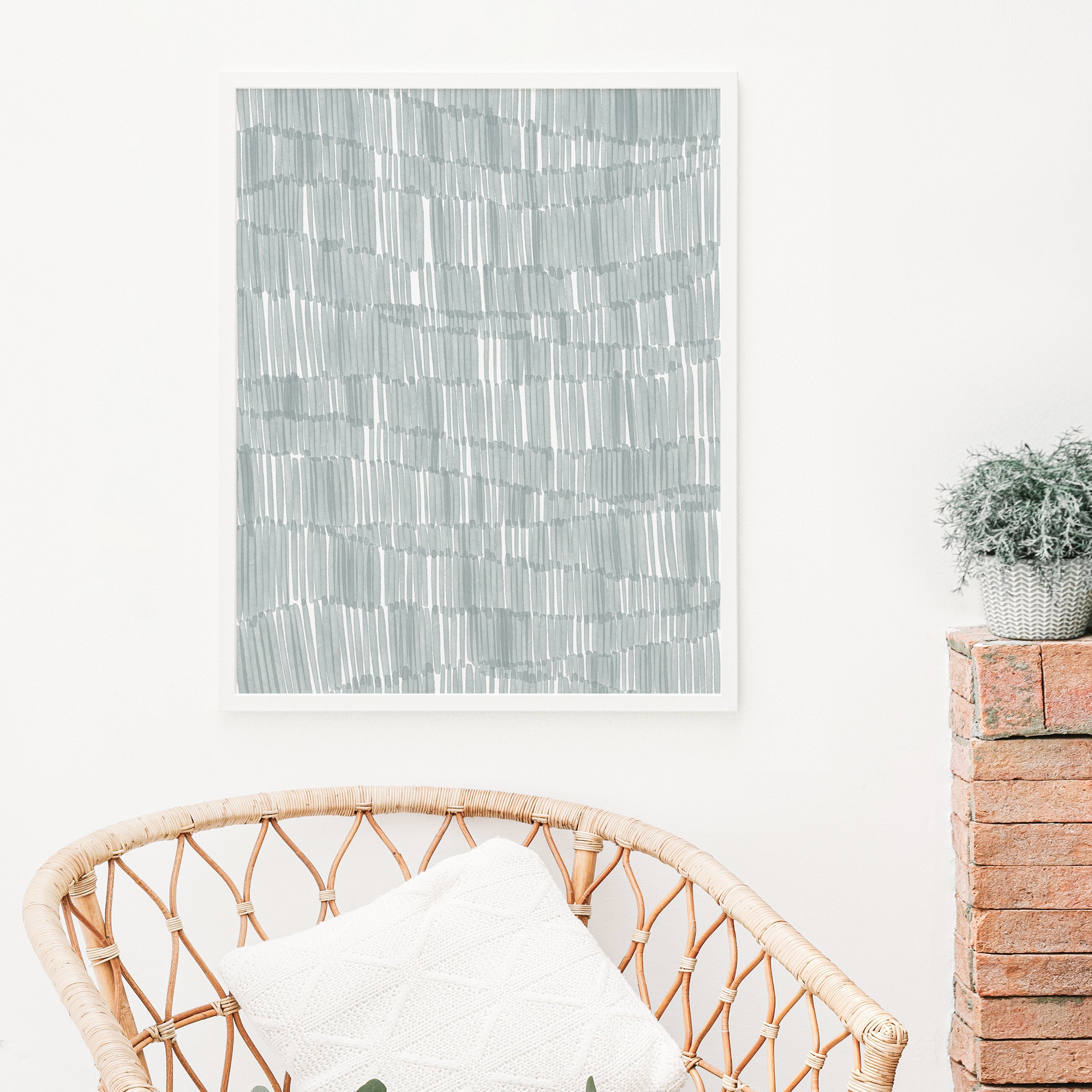 Deconstructed Ocean Waves | Print or Canvas | Modern Beach Wall Art ...