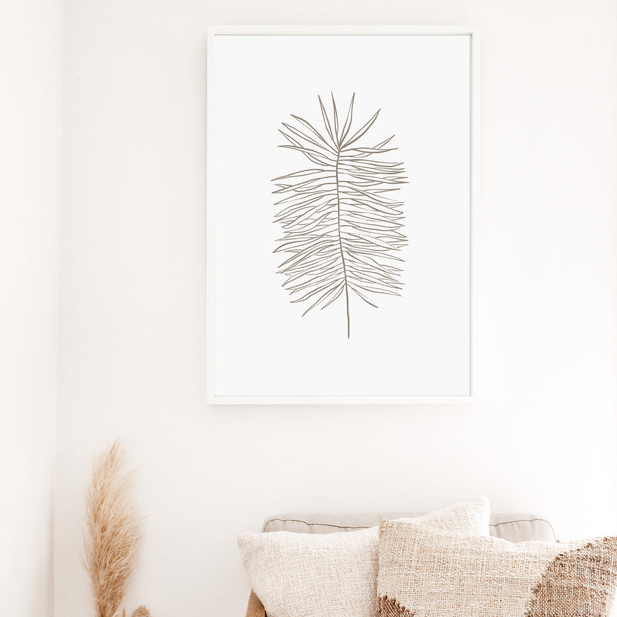 Palm Frond Line Drawing | Jetty Home
