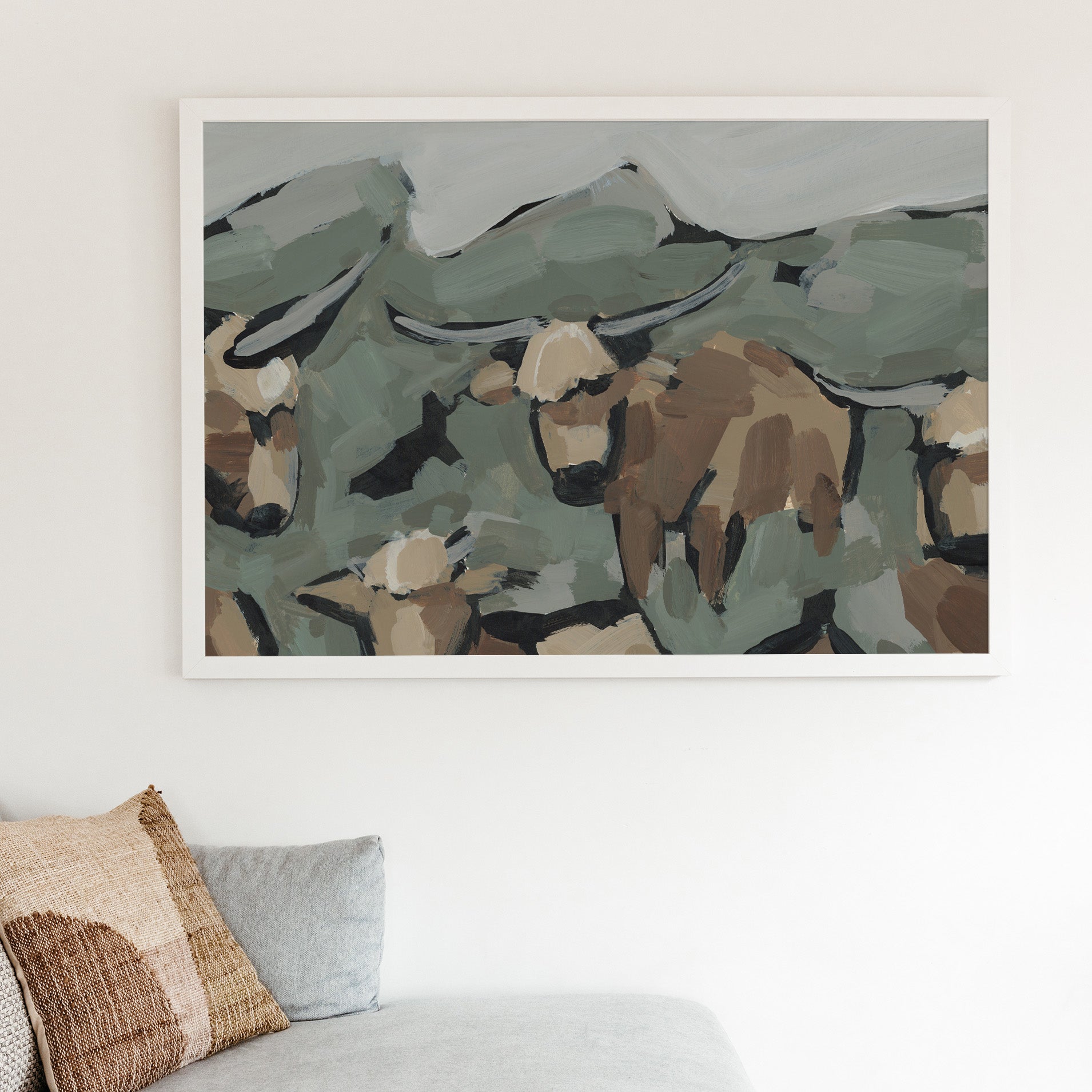 Highland Cows, No. 1 | Scottish Cows Modern Farmhouse Wall Decor– Jetty ...