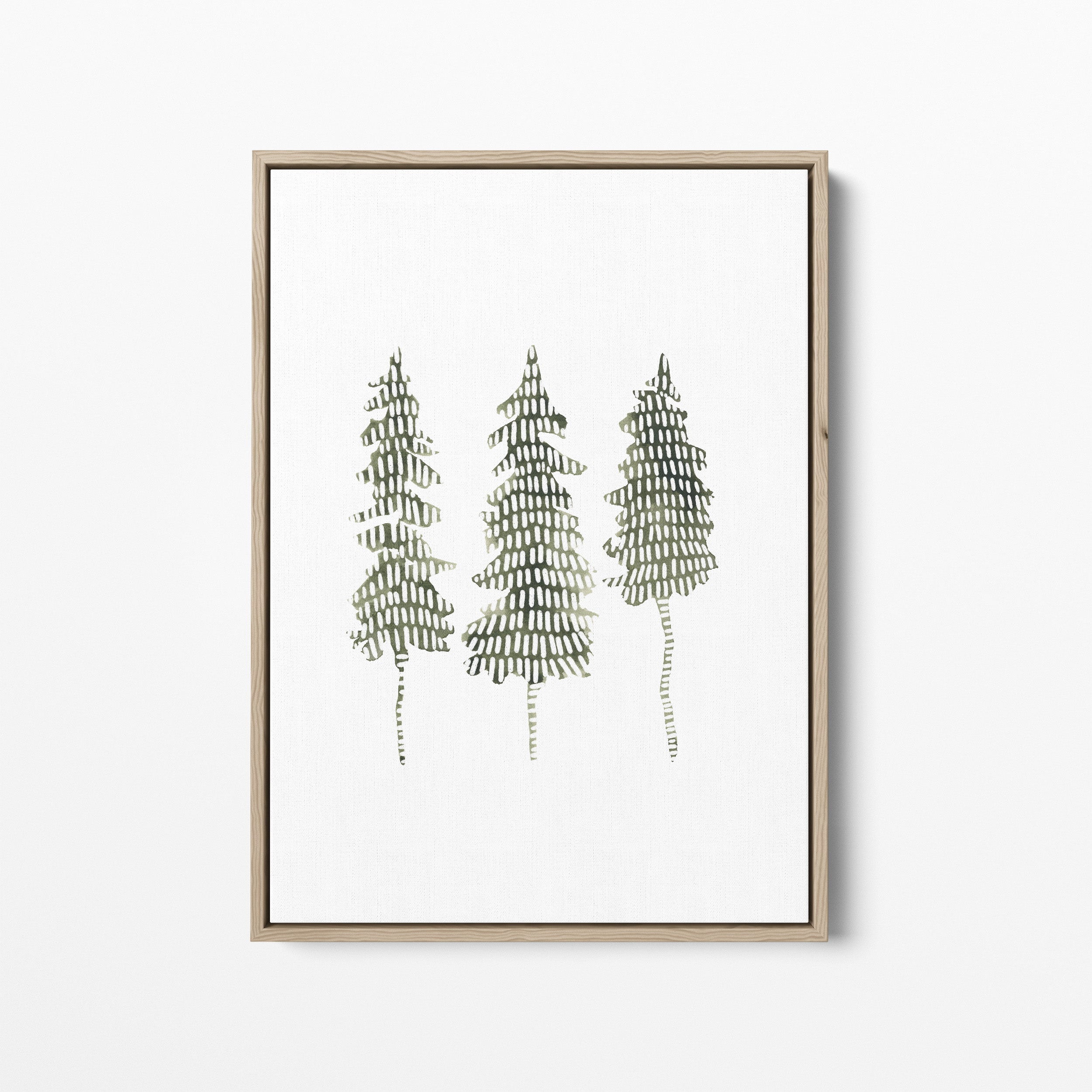 Modern Pine Tree Trio | Forest Scandi Style Nordic Lodge Wall Art ...